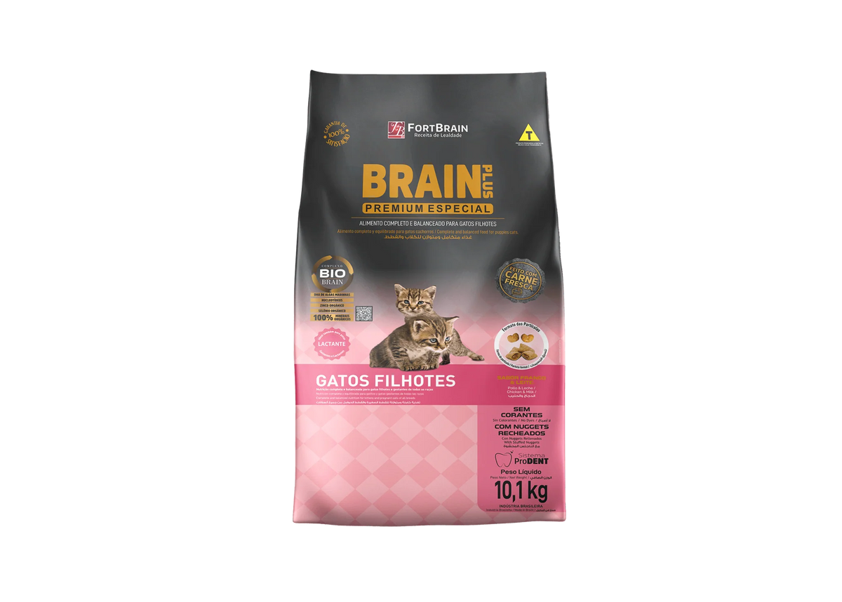 Brain Plus Kitten Gatitos 10kg con Regalo – Veterinaria La Hacienda
