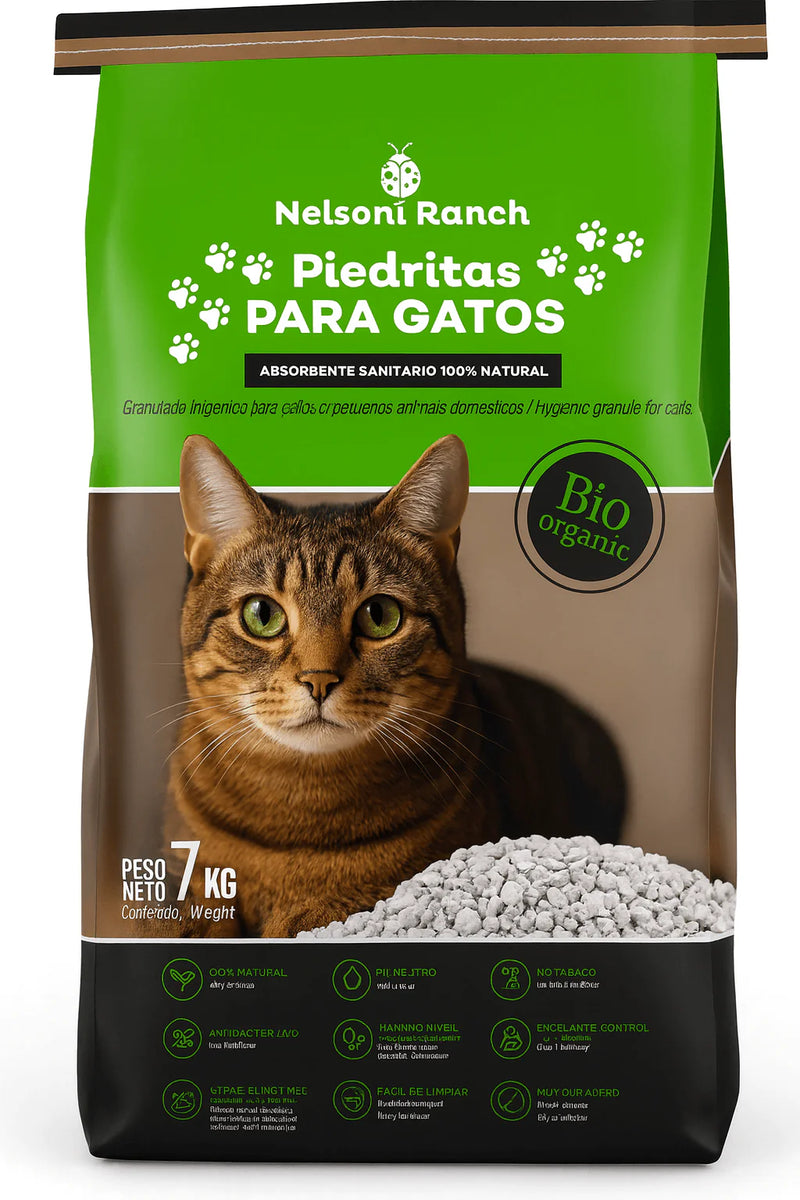 Piedras Sanitarias Premium Nelsoni Ranch 14kg – Veterinaria La Hacienda