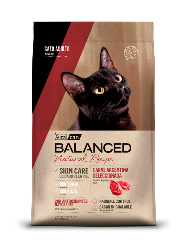 Vitalcan Balanced Gato Natural Recipe Carne Argentina 7,5kg Con Regalo ...
