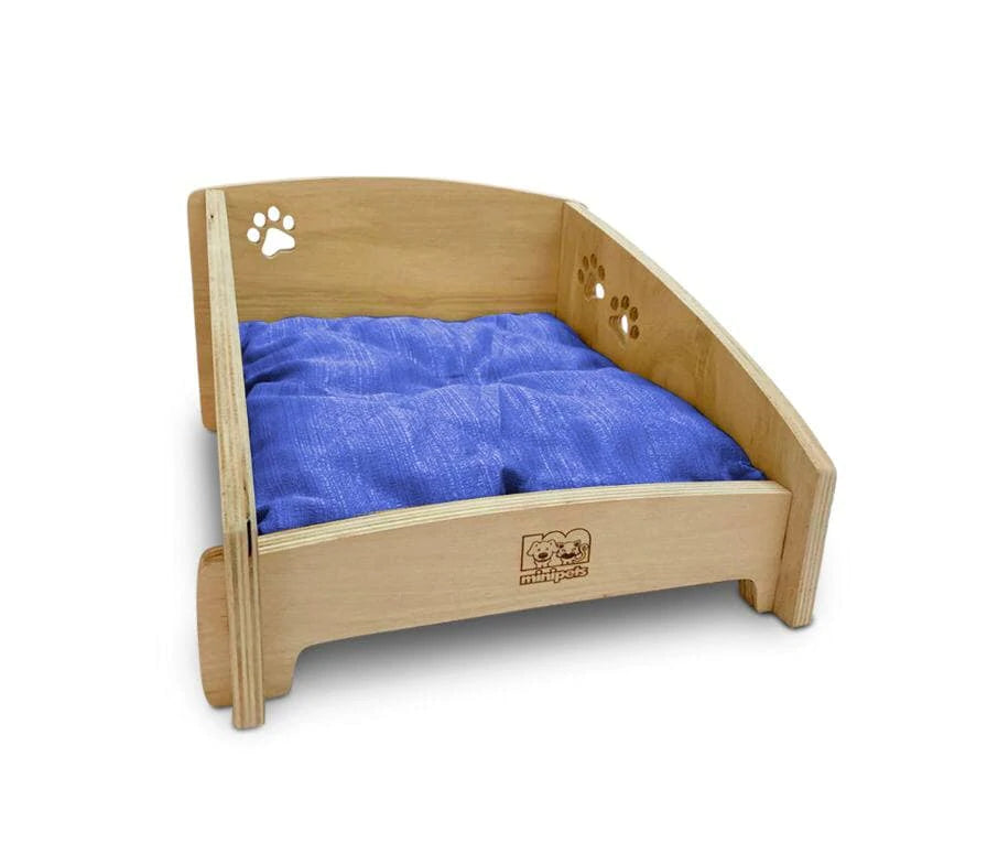 Cuna Cama Madera Premium con Almohadon Minipets Large – Veterinaria La ...