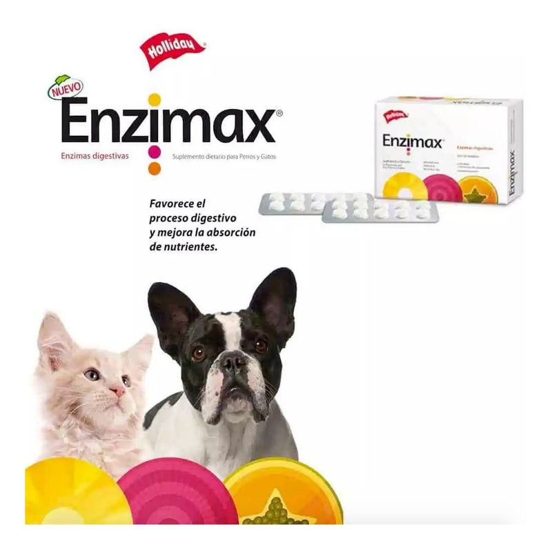 Enzimax Suplemento Digestivo Holliday – Veterinaria La Hacienda
