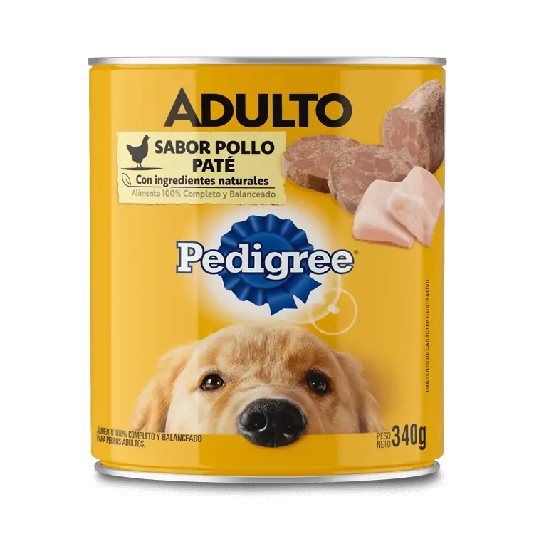 Pate Pedigree Perro Adulto Pollo 340g x 12uds. – Veterinaria La Hacienda